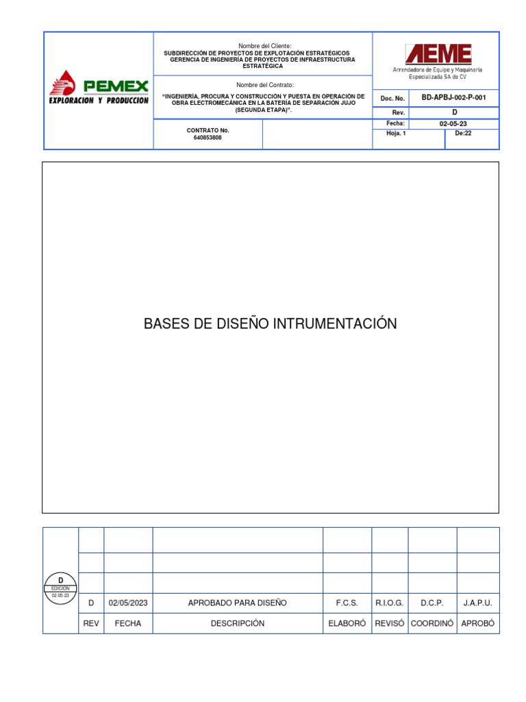 BD-APBJ-002-P-001_REV_D | PDF | Fibra óptica | Par termoeléctrico