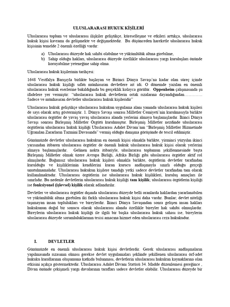 Usa 4. Bölüm Notlari | PDF