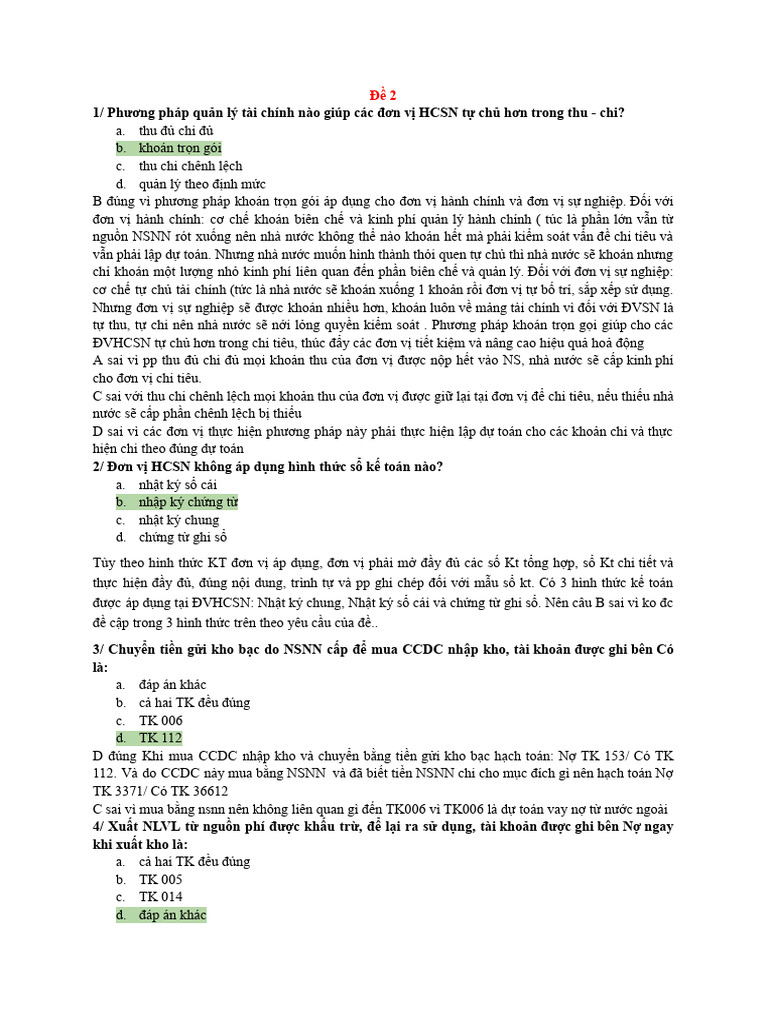 De Thi Van Dap KTC | PDF