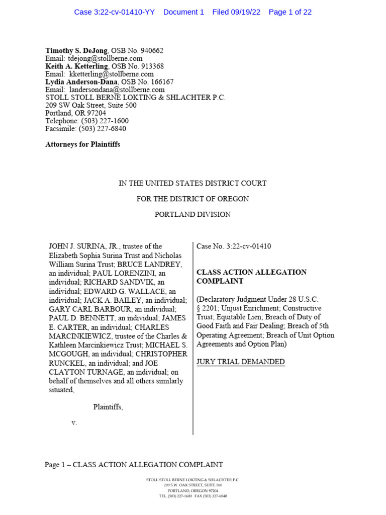 Gov Uscourts Ord 169153 1 0 | PDF | Class Action | Legal Remedy