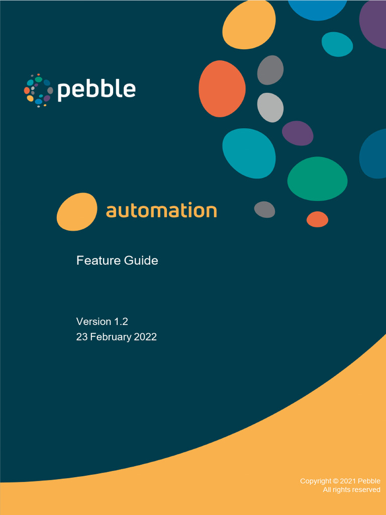 PBSDFG-AUT-9001 Pebble Automation RT Software Graphics Feature Guide ...