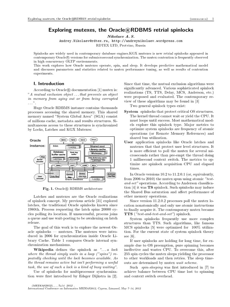 Exploring Mutexes | PDF | Computer Architecture | Software Development
