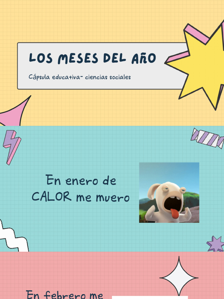 Poema Los Meses Del Año | PDF