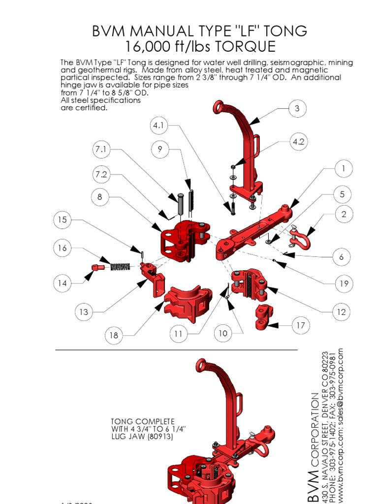 LF Tong Assembly | PDF | Home & Garden