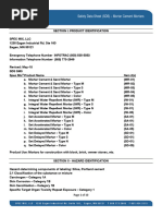 MSDS of Common Cements - Jan 2024 | PDF | Cement | Dermatitis