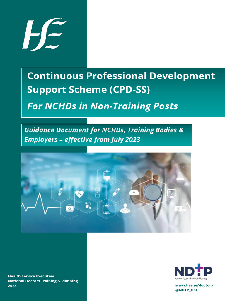 CPD - SS Guidance Document | PDF | Residency (Medicine) | Medicine