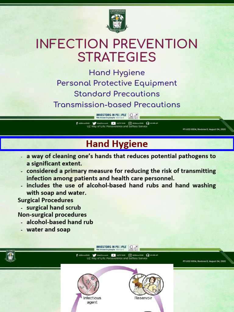 Infection Control Part III | PDF | Hand Washing | Personal Protective ...