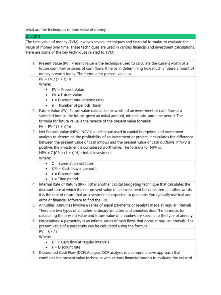 Finance Theory | PDF | Capital Structure | Net Present Value