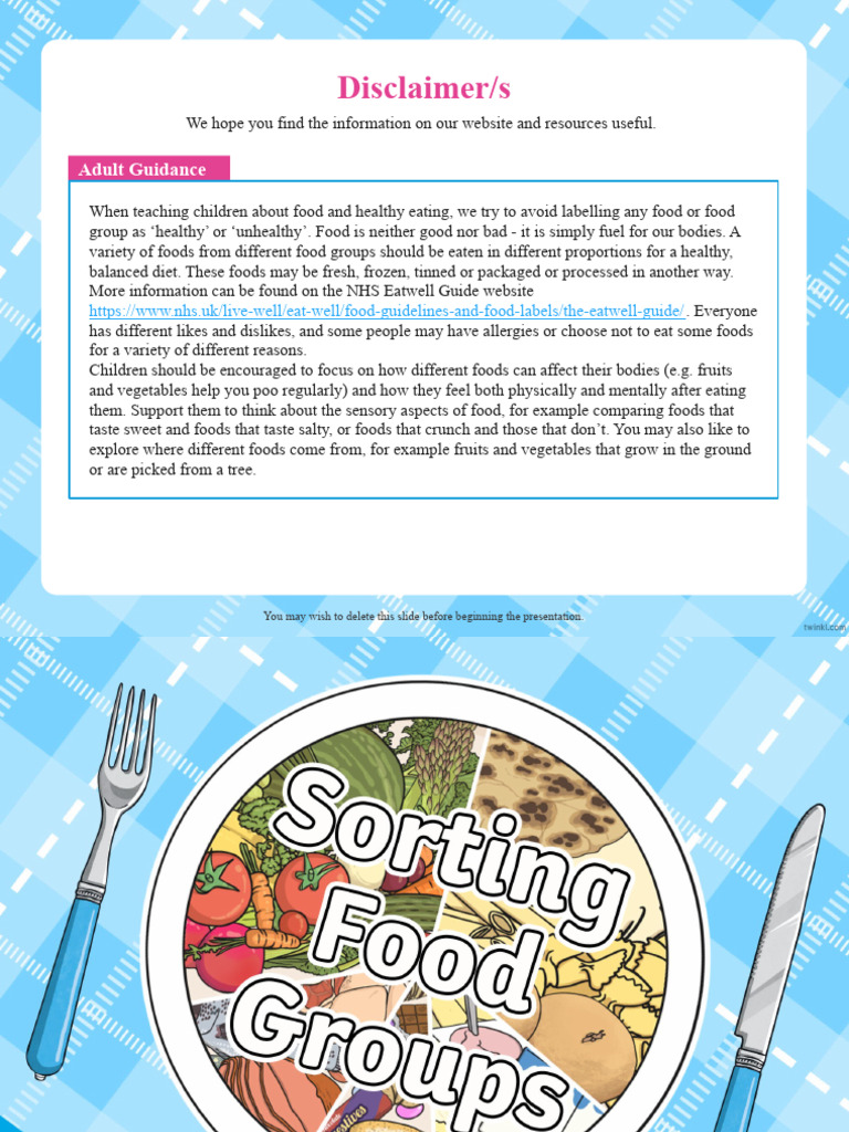 T TP 3158 Sorting Food Groups Powerpoint - Ver - 2 | PDF