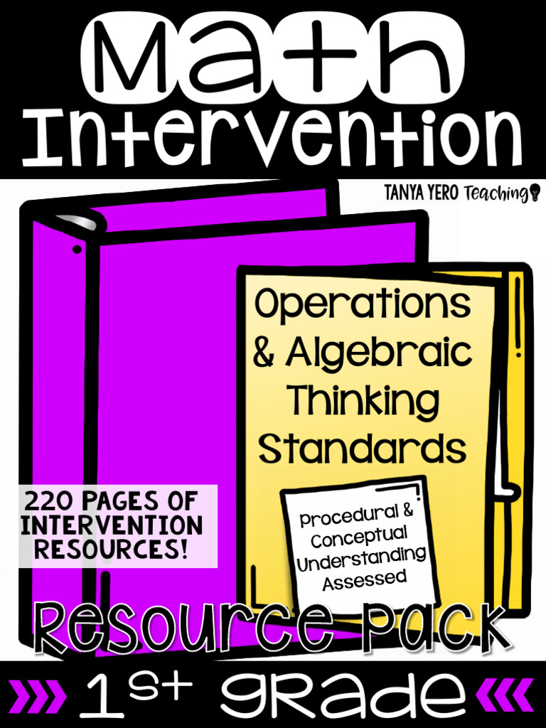 Intervention: Operations & Algebraic Thinking Standards | PDF ...