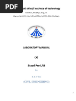 StaadPro Training Report | PDF | Structural Load | Structural Engineering