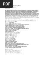 Executive Order No. 003 Creating BNC | PDF