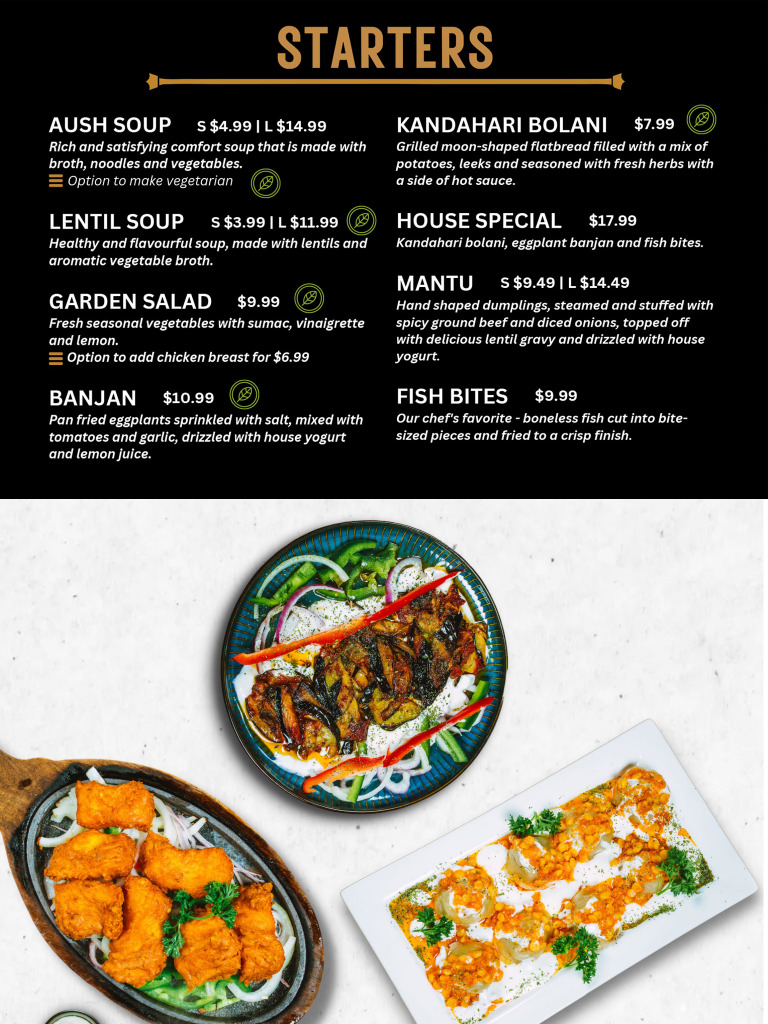Afghan Flame Menu | PDF