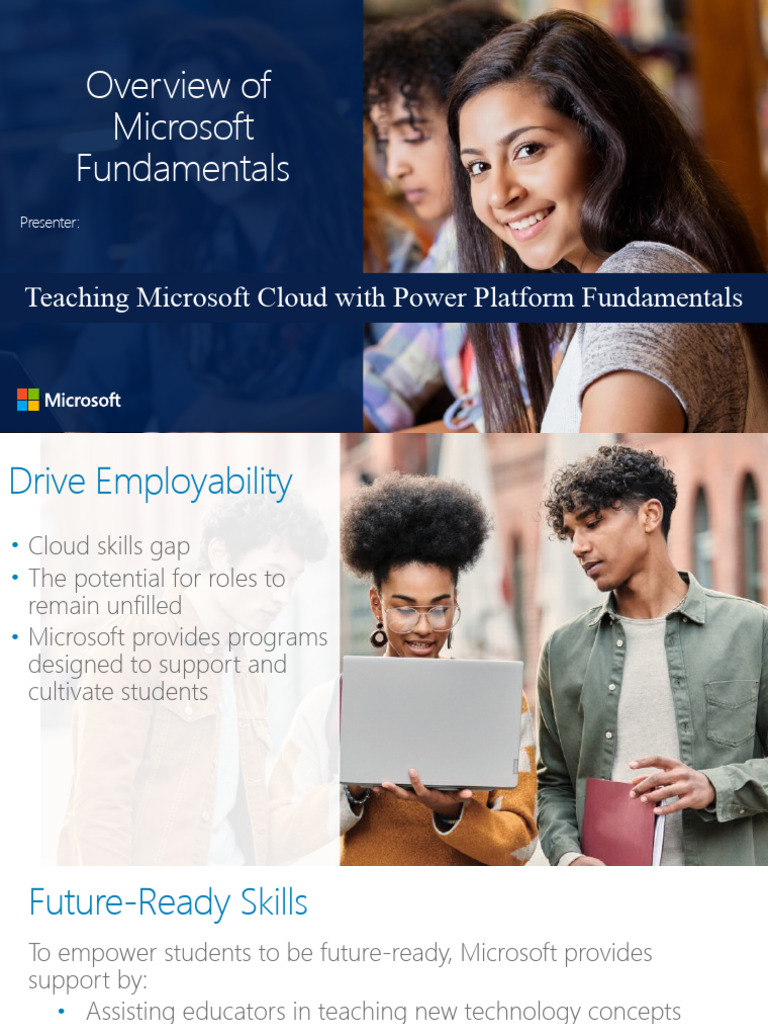 Teaching MS Cloud With Power Platform Fundamentals Part1 Overview | PDF | Microsoft Azure ...