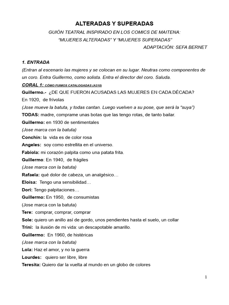 Alteradas y Superadas | PDF