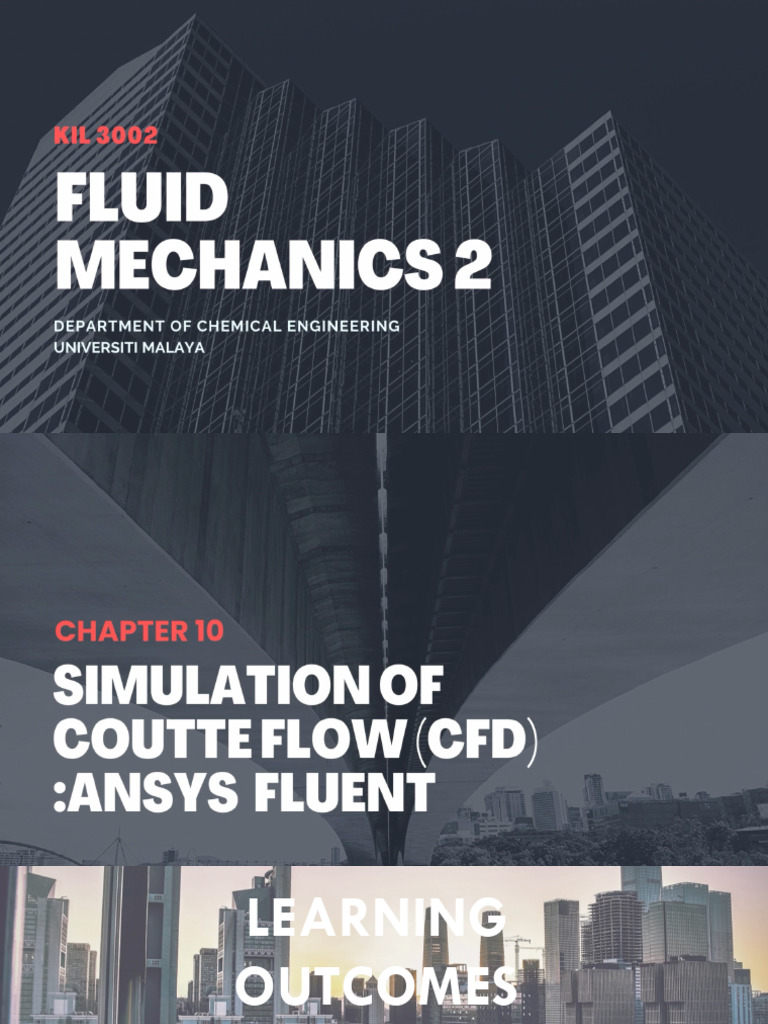 Couette Flow Simulation in ANSYS Fluent | PDF | Fluid Dynamics ...