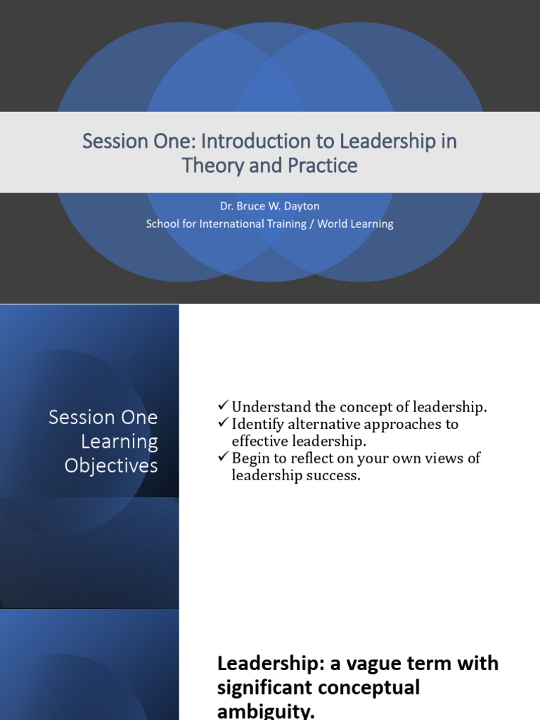 Introduction To Leadership in Theory and Practice | PDF | Leadership ...