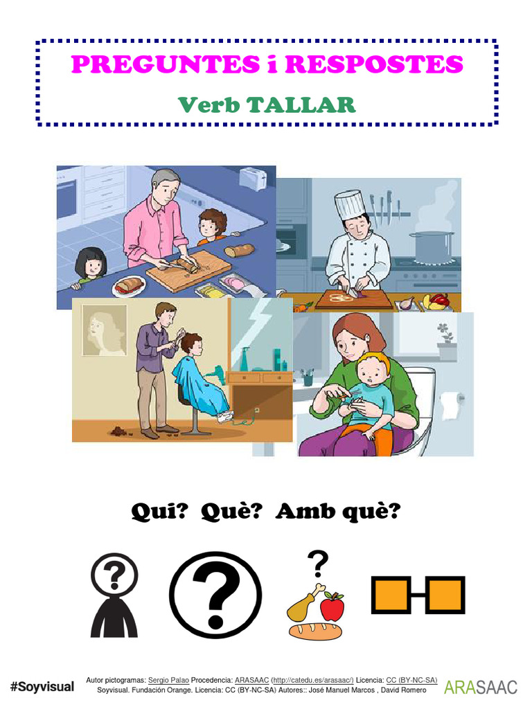 Ca Aprendo A Responder A Preguntas Quien Que Con Que Cortar | PDF