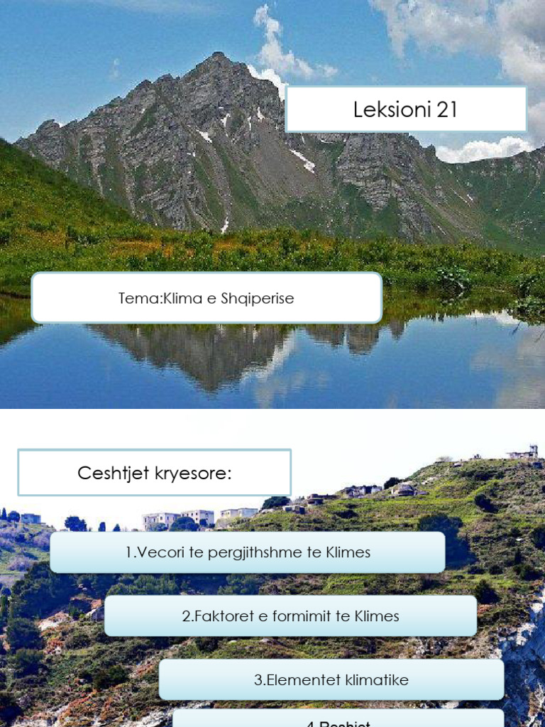 A18. Klima e Shqiperise | PDF