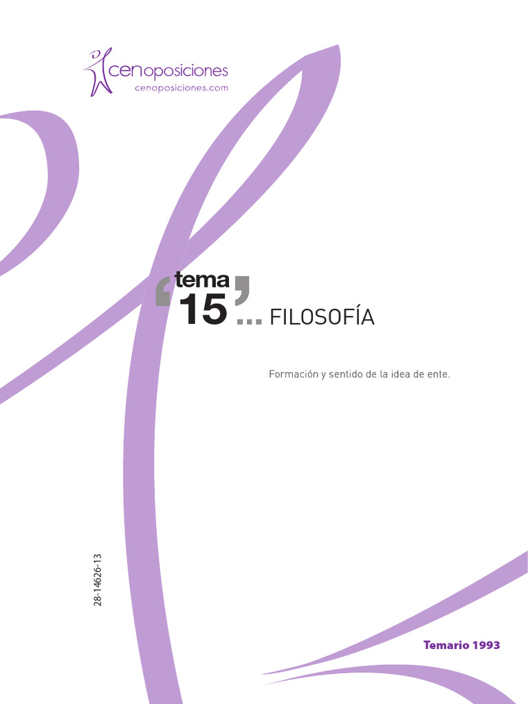 Formación y sentido del ente en filosofía | PDF | Ciencias sociales ...