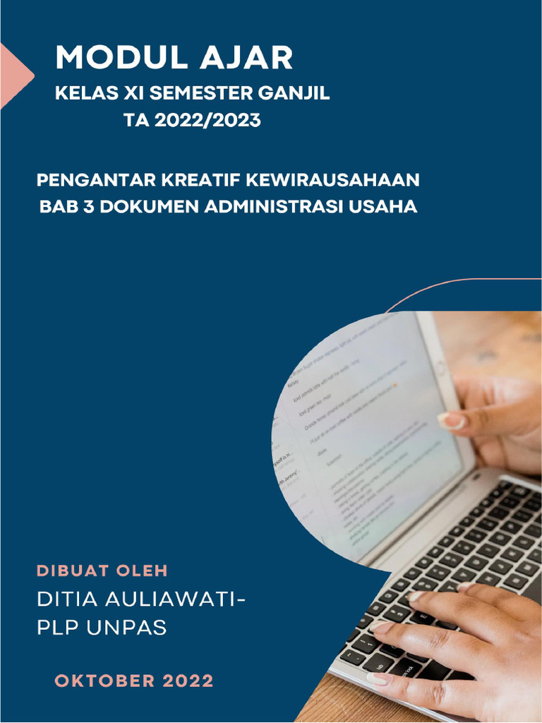 Modul Ajar Administrasi Dalam Pengelolaan Dokumen Administrasi Usaha Pdf