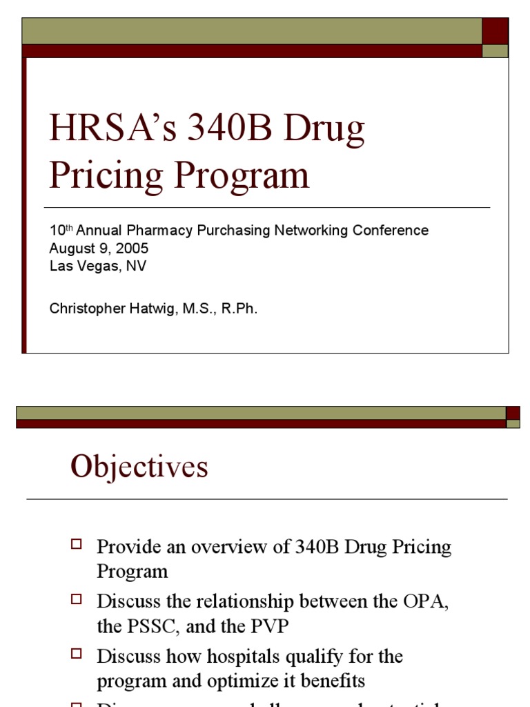 340B Program | PDF | Pharmacy | Medicaid