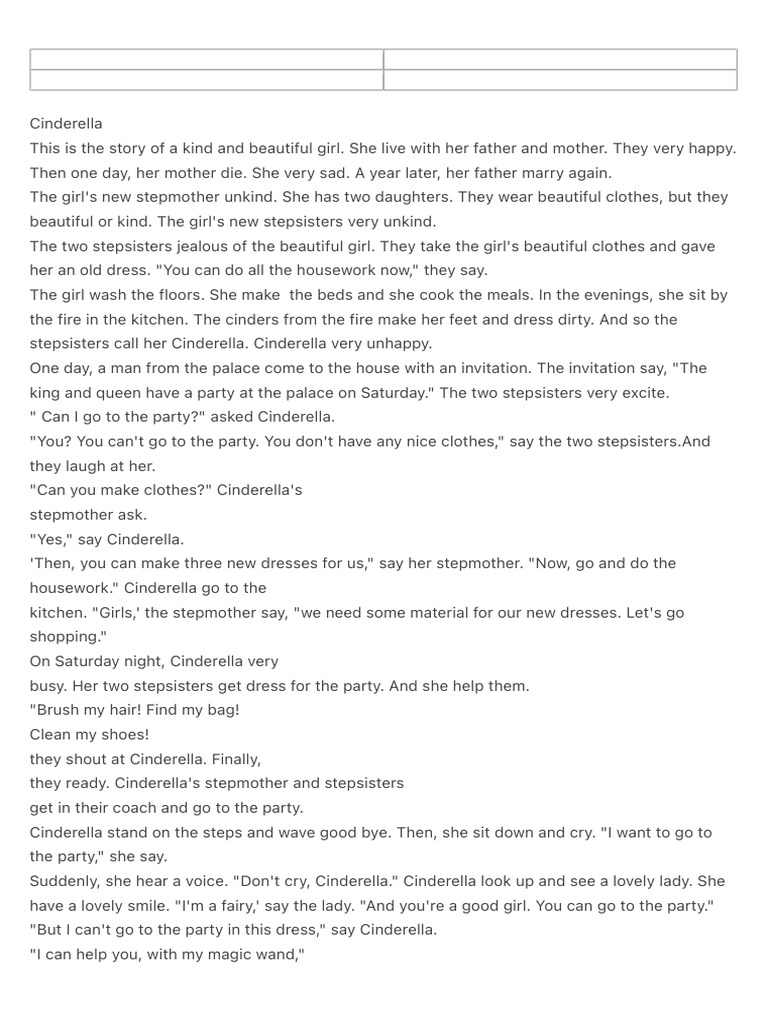 Cinderella | PDF | Cinderella