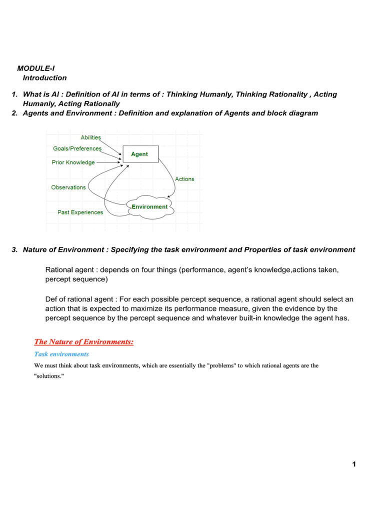 AI QB Units 1,2,3 Answers | PDF