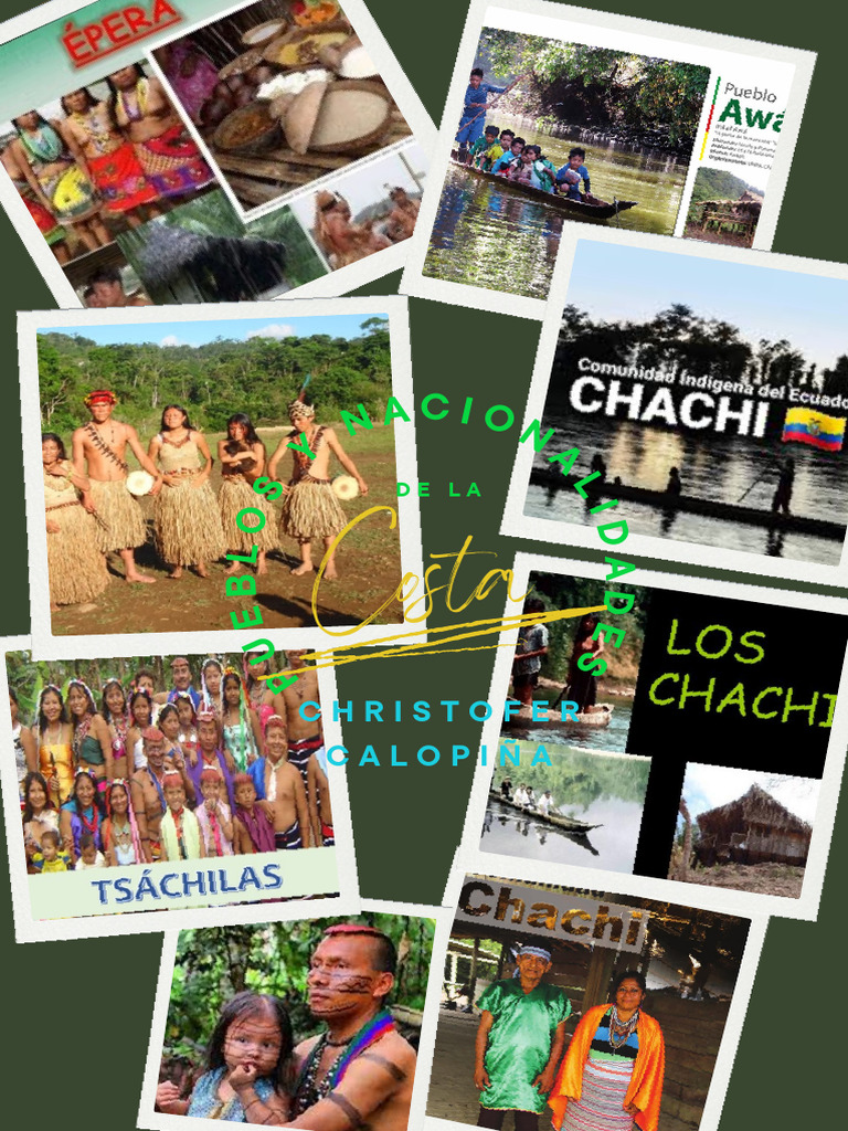 Collage Pueblos indígenas de la Costa | PDF