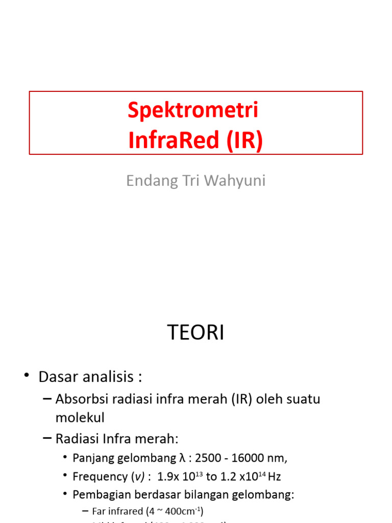 Spektrofotometri IR (Used) | PDF Spektrofotometri IR (Used) | PDF