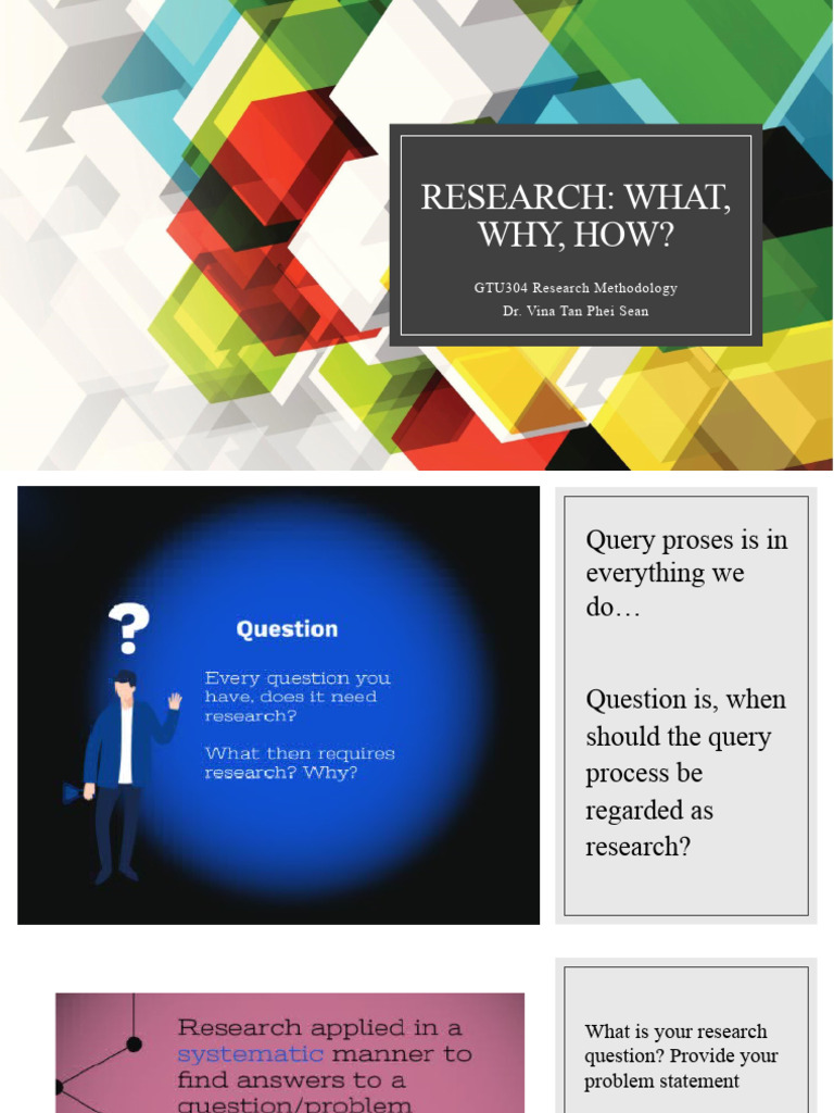 Topic 1 - Research What Why How | PDF