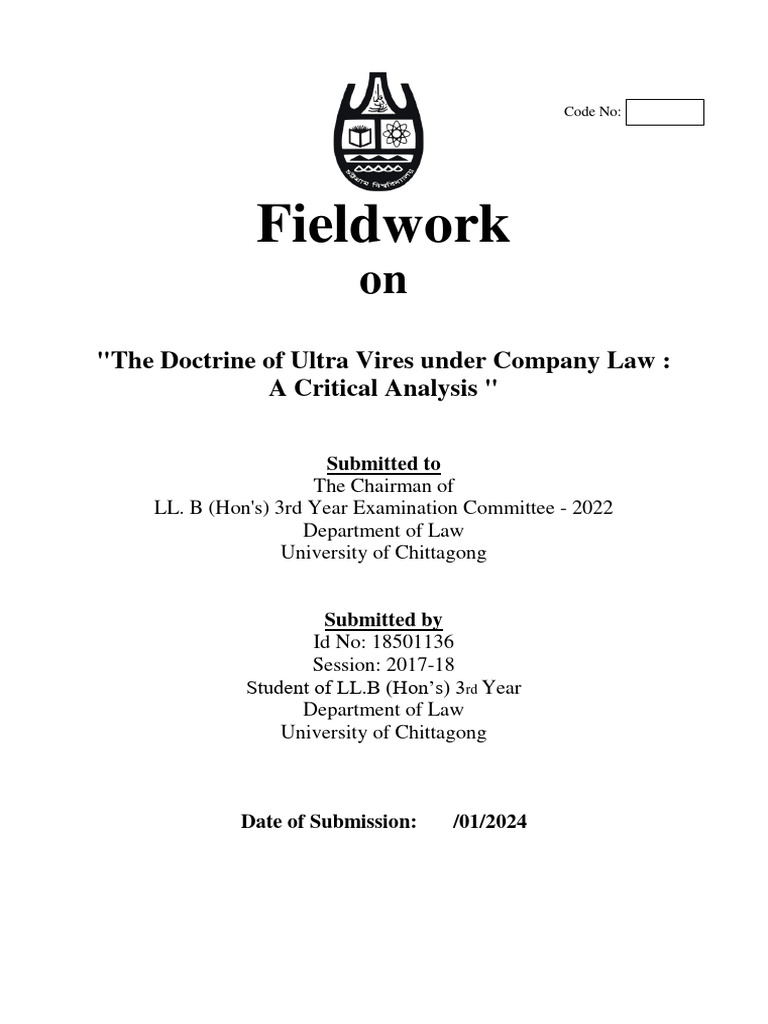 Fieldwork For Al Ameen | PDF | Loans | Ratification