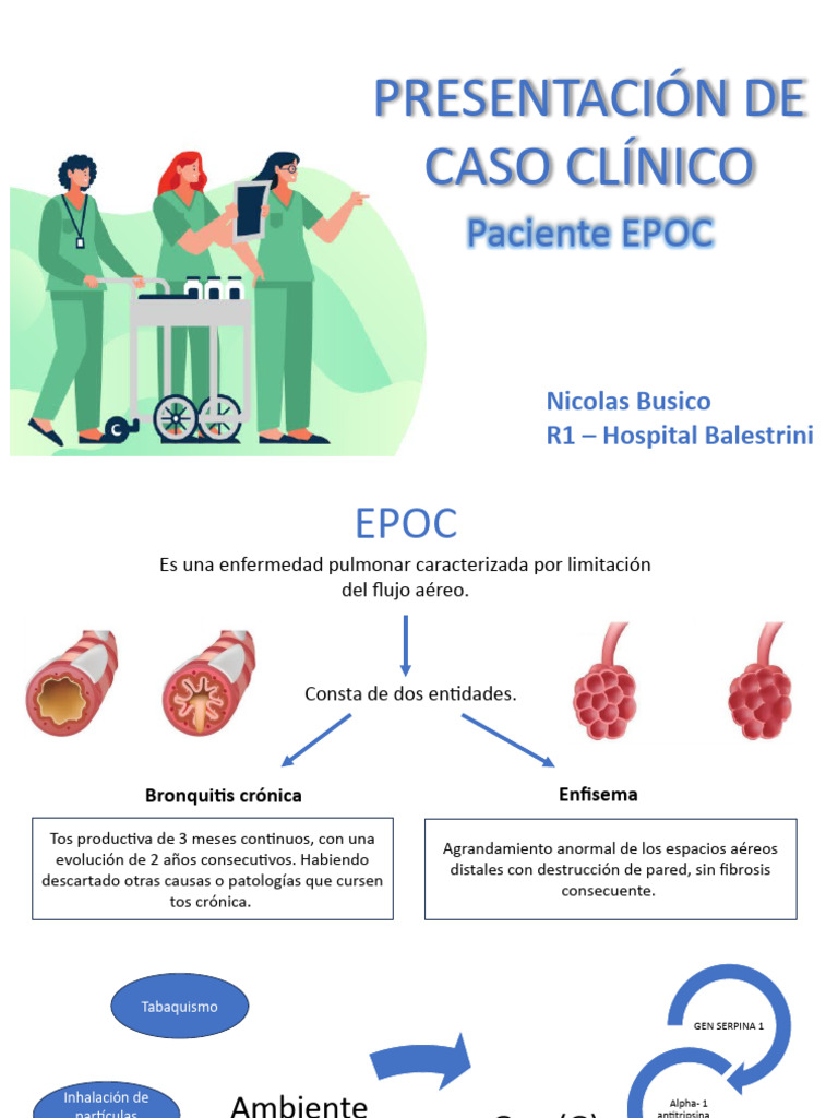Manejo Clínico de EPOC en Paciente | PDF | Enfermedad pulmonar ...
