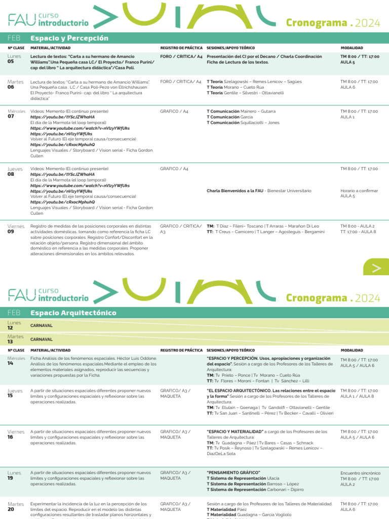 Cronograma-CI2024 Baja | PDF