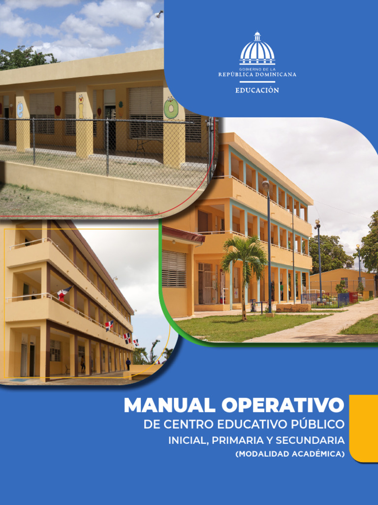 Manual Operativo de Centro Educativo Publico (Inicial, Primaria y Secundaria) | PDF | Plan de ...