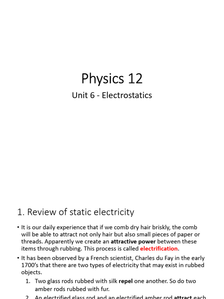Class 12 Activities Complete PDF | PDF | Electric Charge | Electrostatics