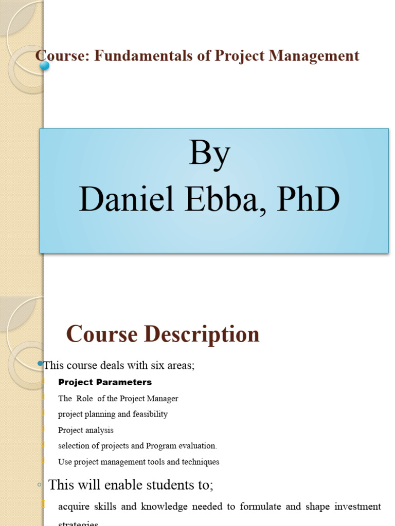 Fundamentals of Project Management | PDF | Net Present Value | Internal Rate Of Return