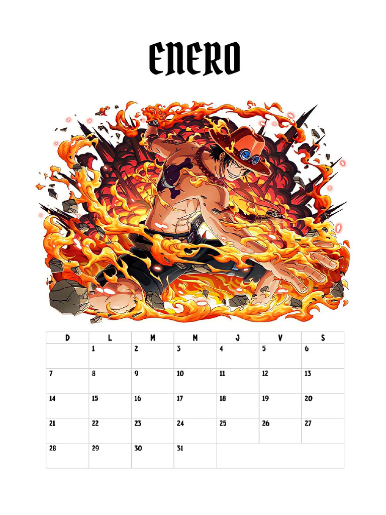 Calendario Onepiece | PDF