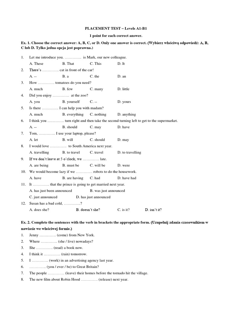 English_placement_test_A1B1-1-3-1-2-1 | PDF