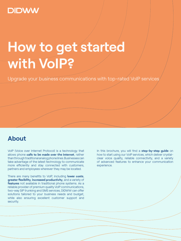 DIDWW How+to+get+started+with+VoIP | PDF | Voice Over Ip | Telephone