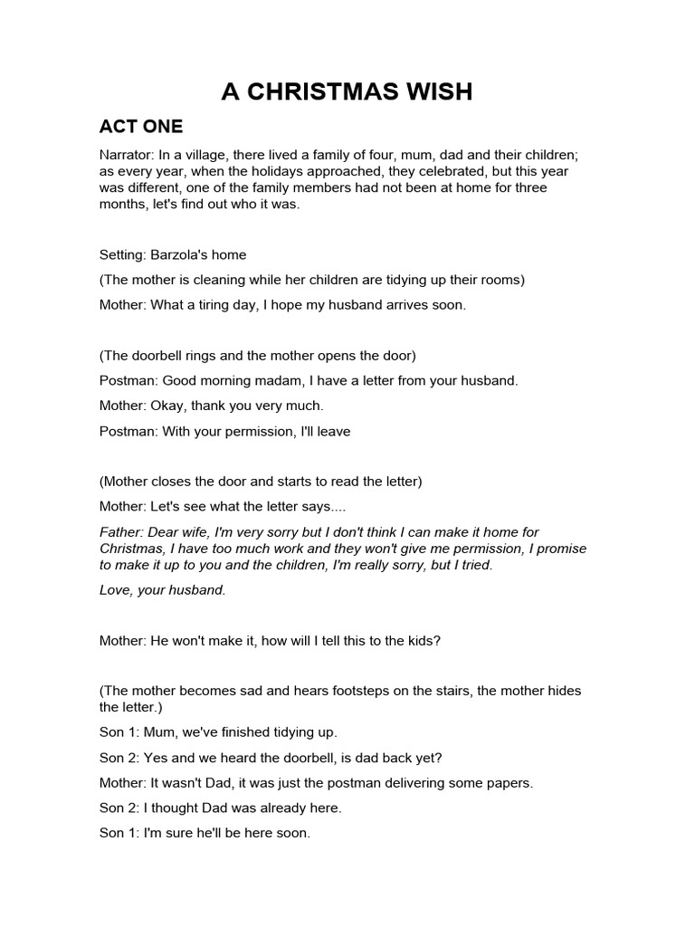 A Christmas Wish | PDF