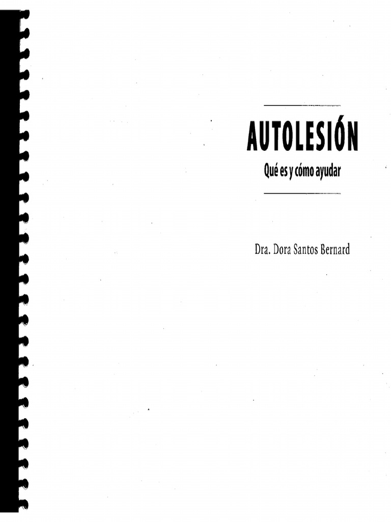 Autolesión Que Es y Como Ayudar | PDF