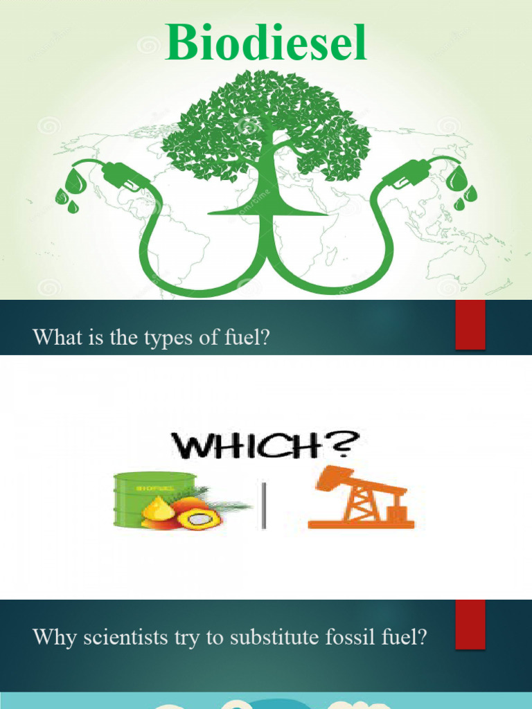 Presentation 2 | Download Free PDF | Biodiesel | Vegetable Oil