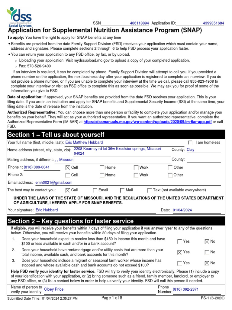 Print Dor | PDF | Supplemental Nutrition Assistance Program ...