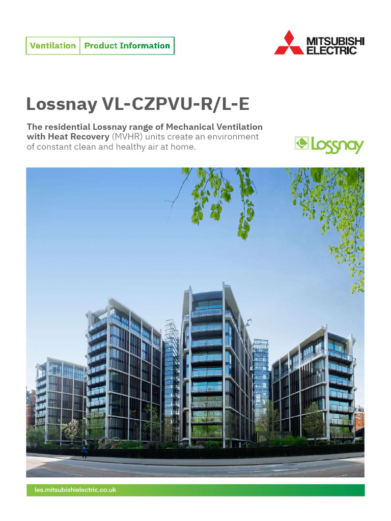 Lossnay VL-CZPVU | PDF