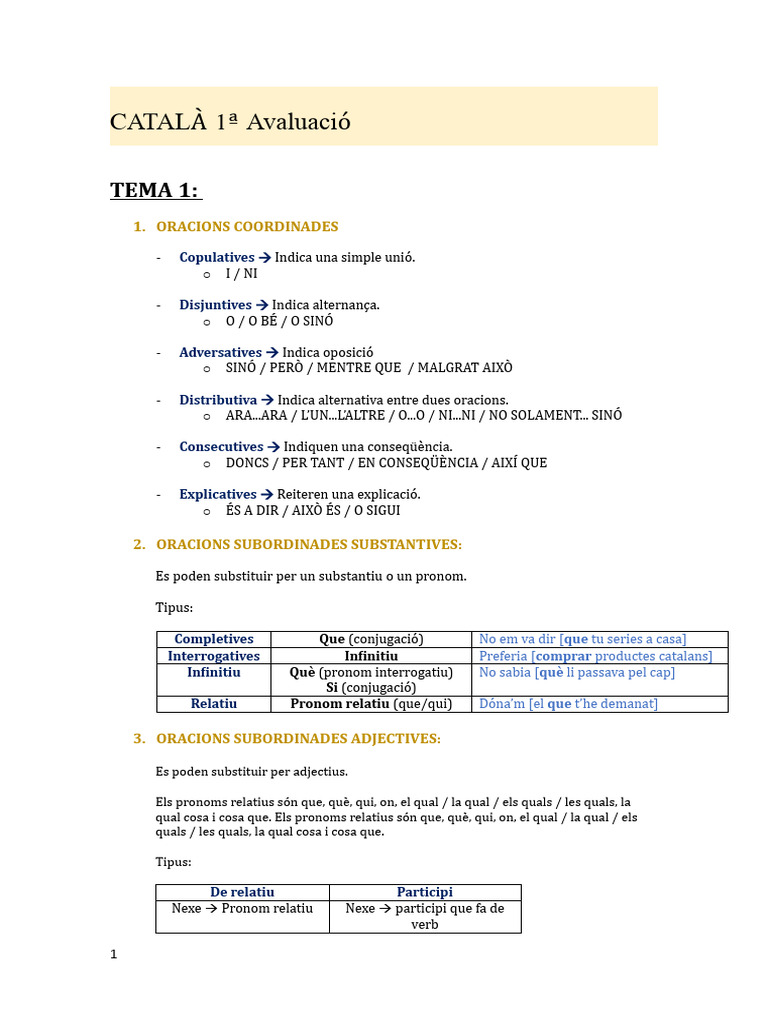 CATALÀ 2 Avaluació | PDF