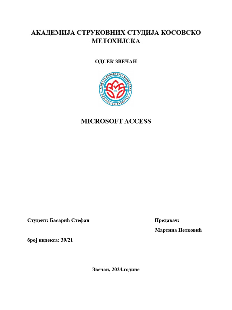 MC Access | PDF