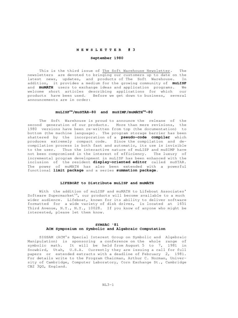 The Soft Warehouse Newsletter 3 | PDF | Trigonometric Functions | Mathematics