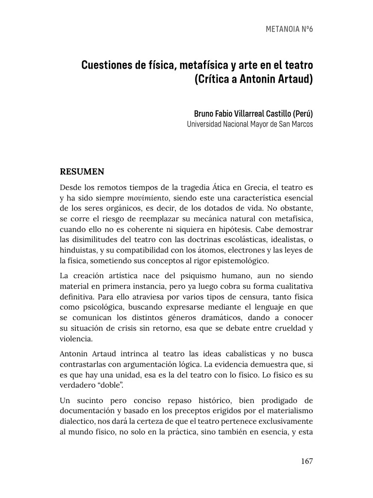 Cuestiones de Fisica Metafisica y Arte en El Teatr | PDF | Átomos ... Cuestiones de Fisica Metafisica y Arte en El Teatr | PDF | Átomos ...