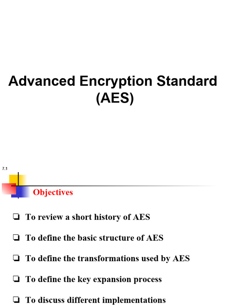 5 Aes | PDF | Encryption | Security Technology